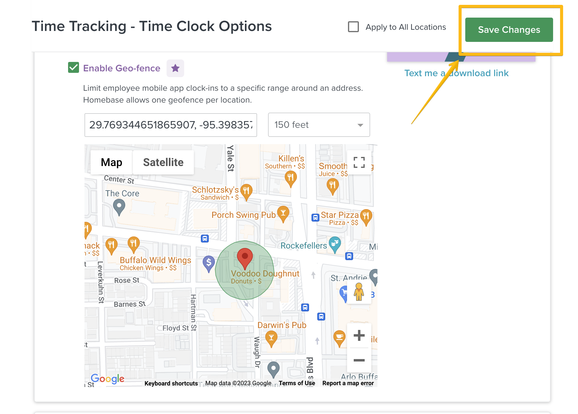 Mobile Time Clock Set Up