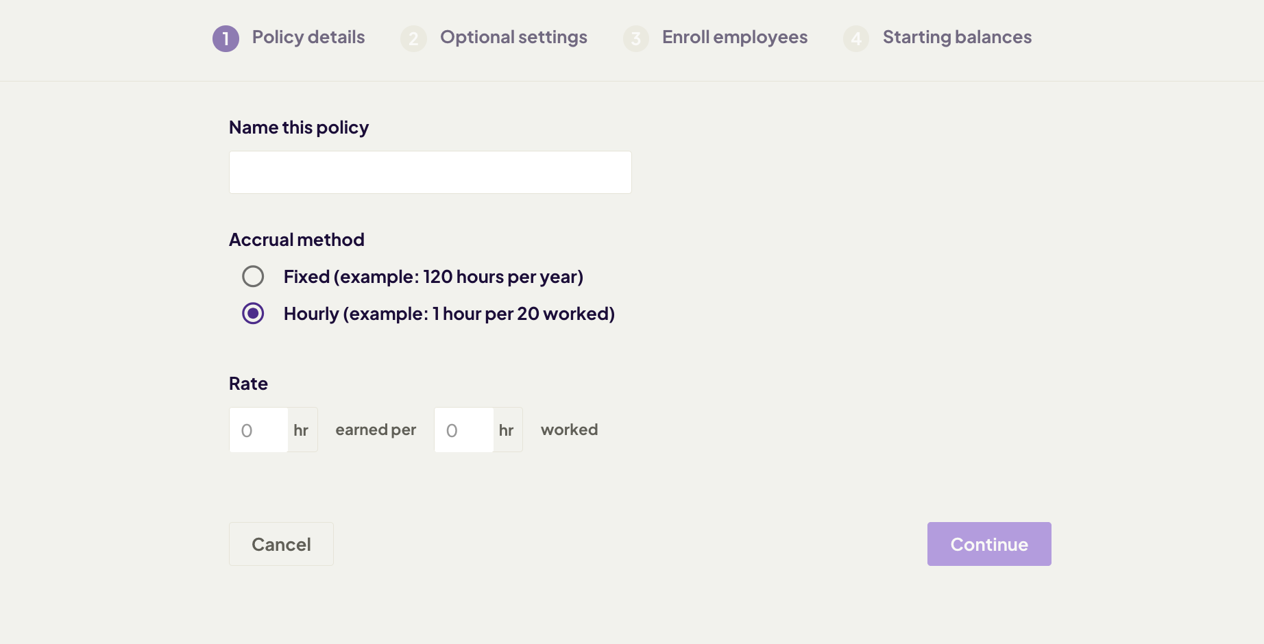 Paid Time Off & Paid Sick Leave