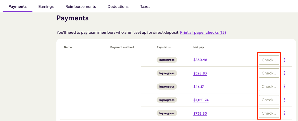 Printing Paper Paychecks