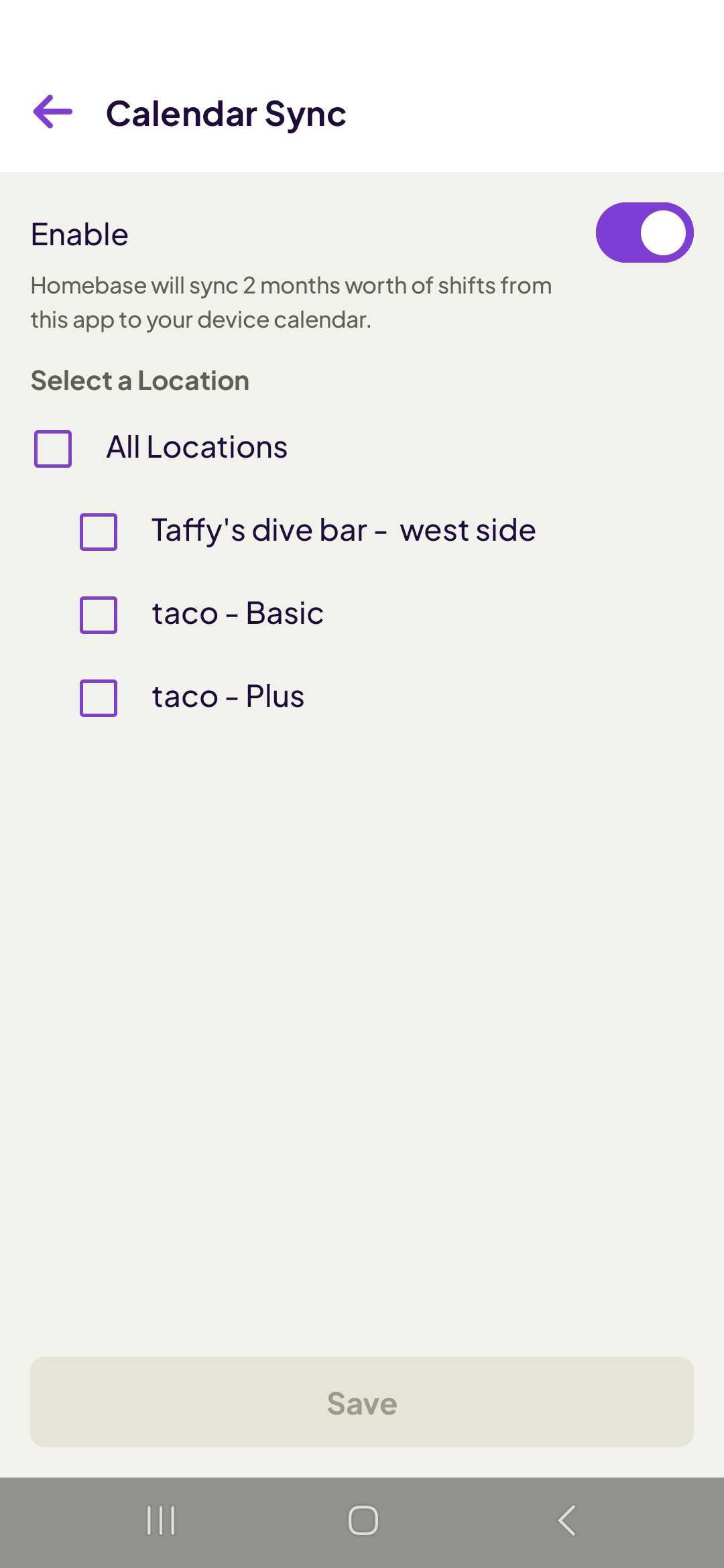 Syncing Your Schedule to Your Calendar
