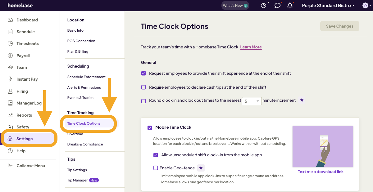 How to Adjust Time Clock Settings