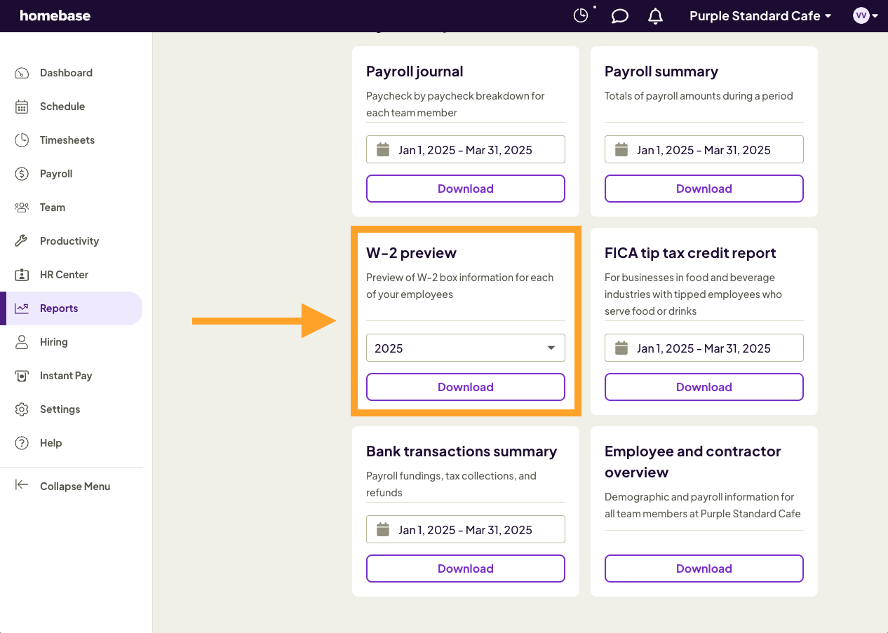 How to View Your W-2 Preview Report