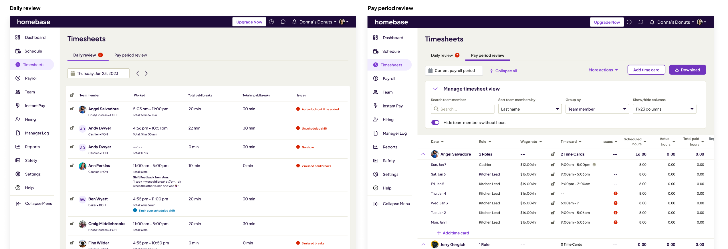 Get to Know Timesheets