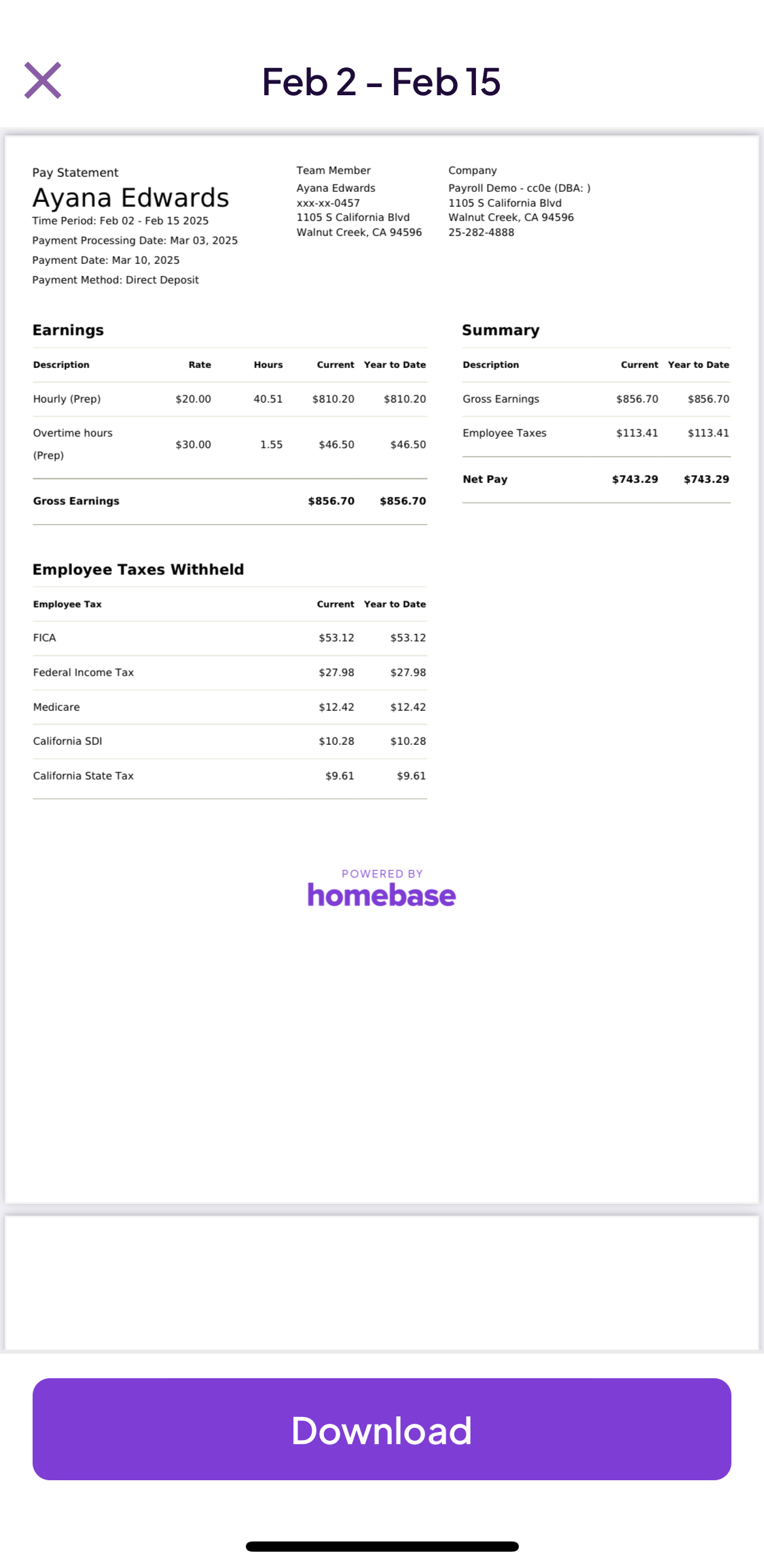 How to View Paystubs with Homebase Payroll