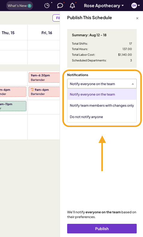Step 3: Adding & Editing Shifts in the Schedule