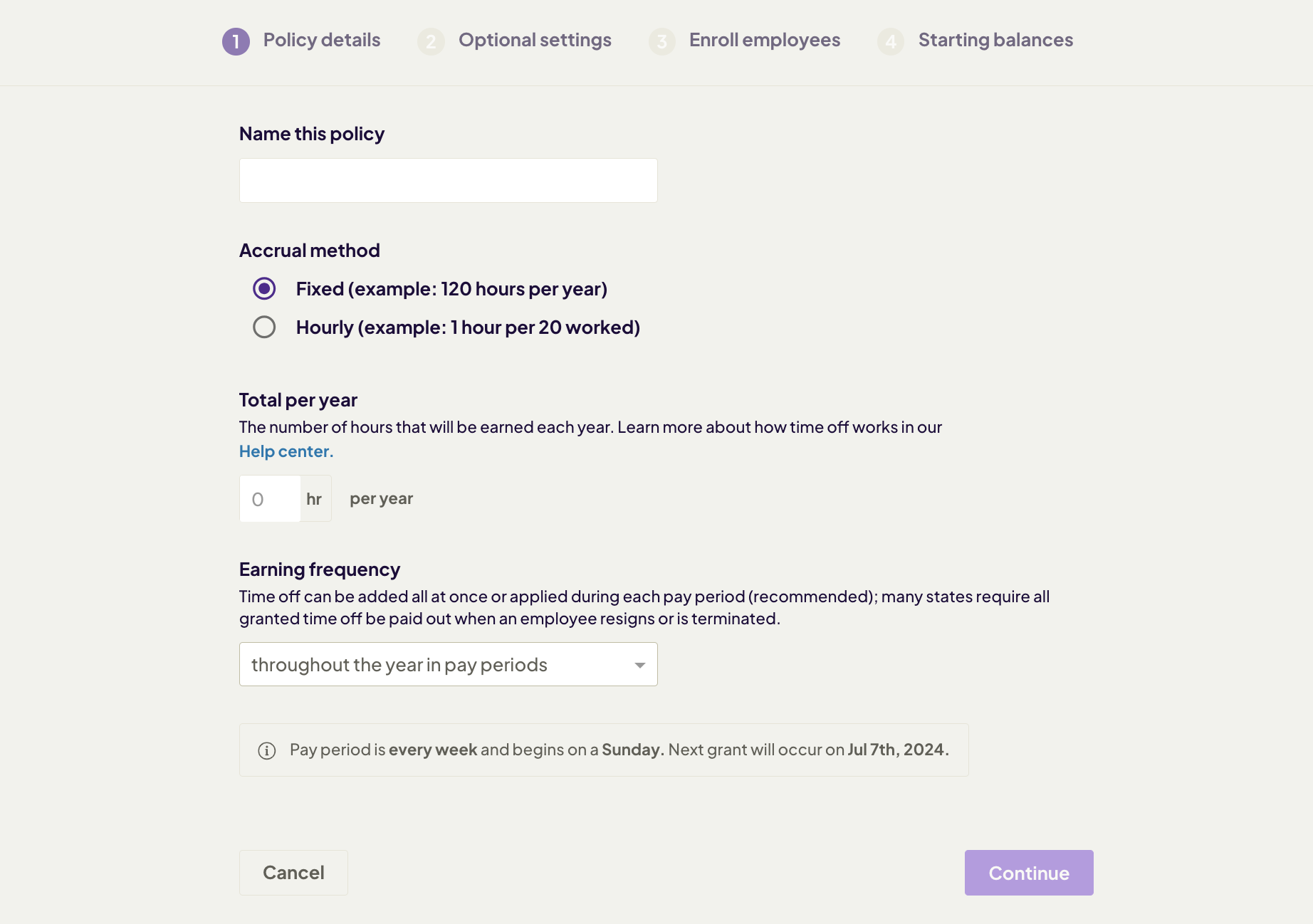 Paid Time Off & Paid Sick Leave