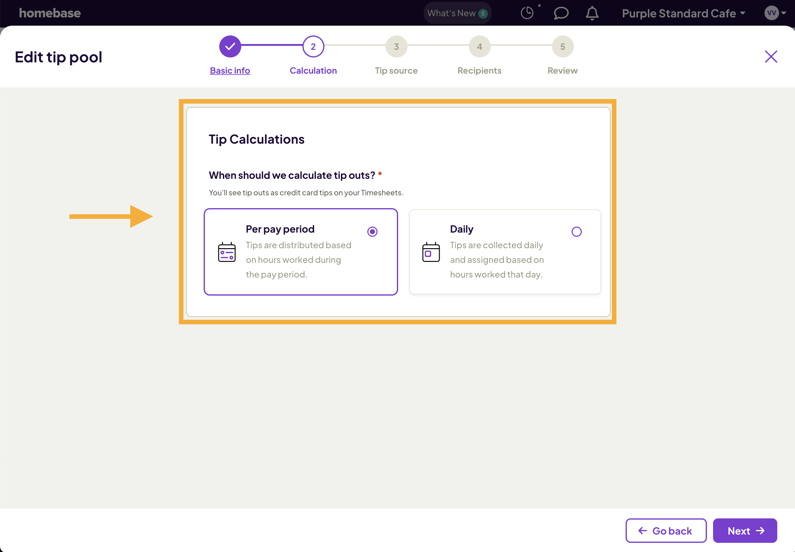 Tip Pooling - Setting Up a Tip Policy