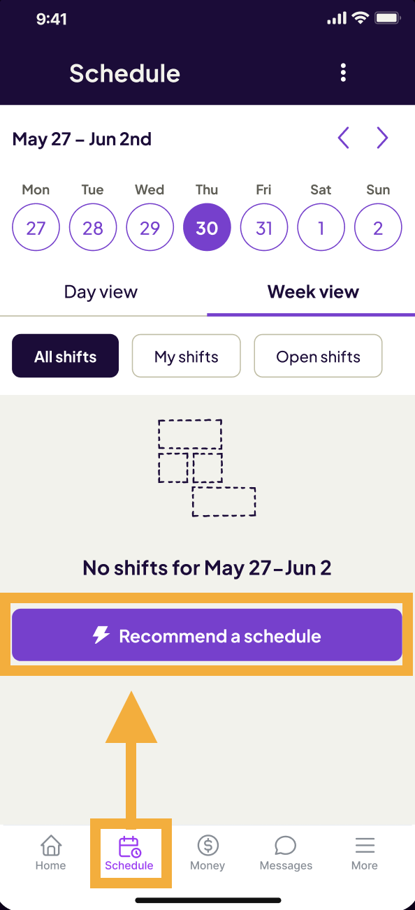 How to Automatically Create a Schedule