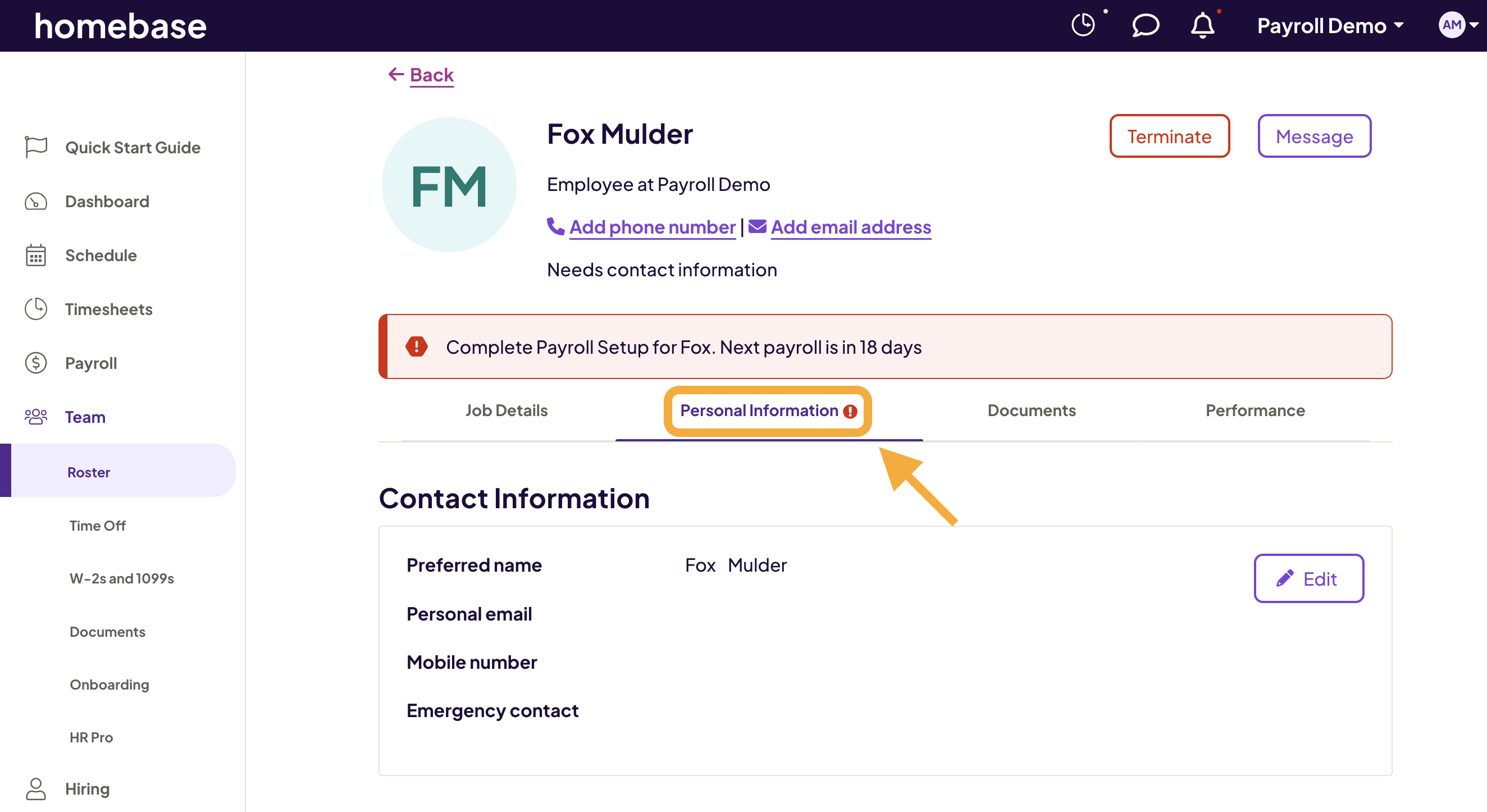 How to Set Up & Remove Direct Deposit