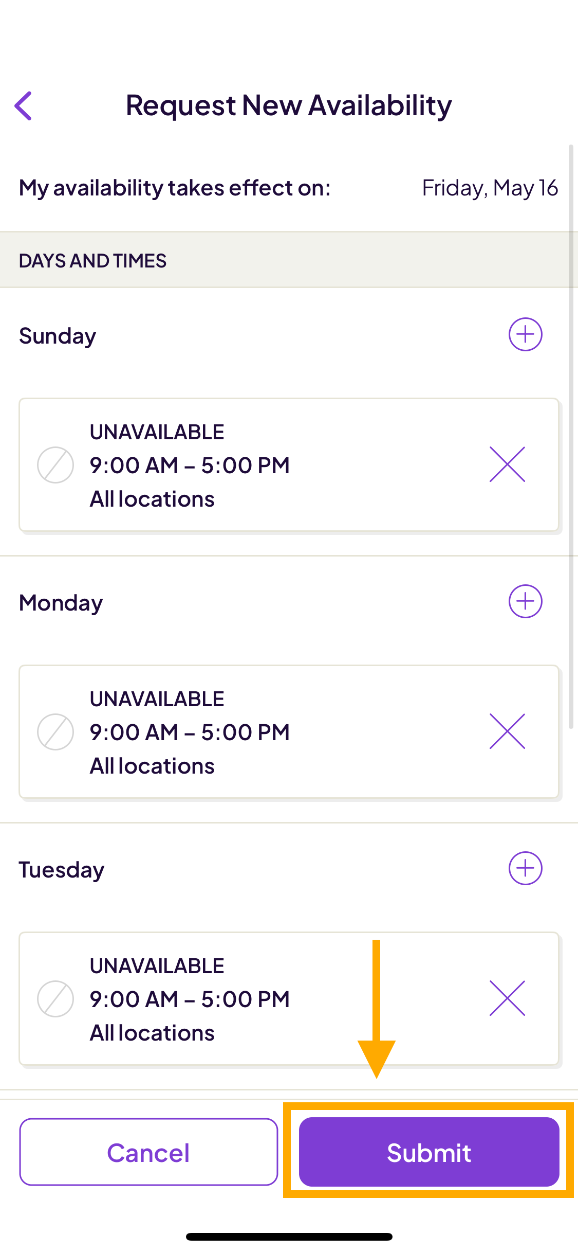 How to Set Your Availability on Homebase