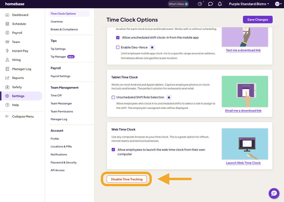 How to Adjust Time Clock Settings
