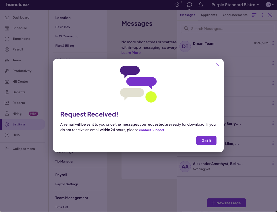 How to Download Messages