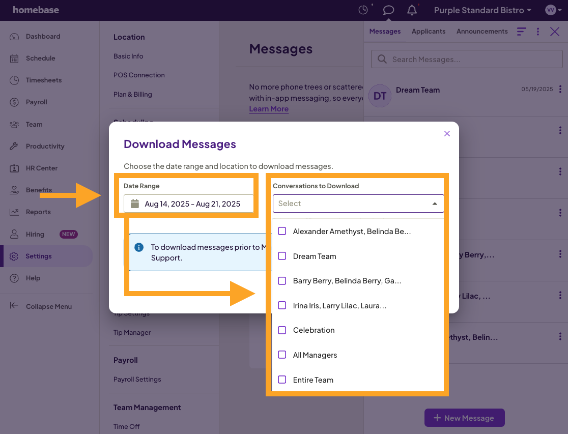 How to Download Messages