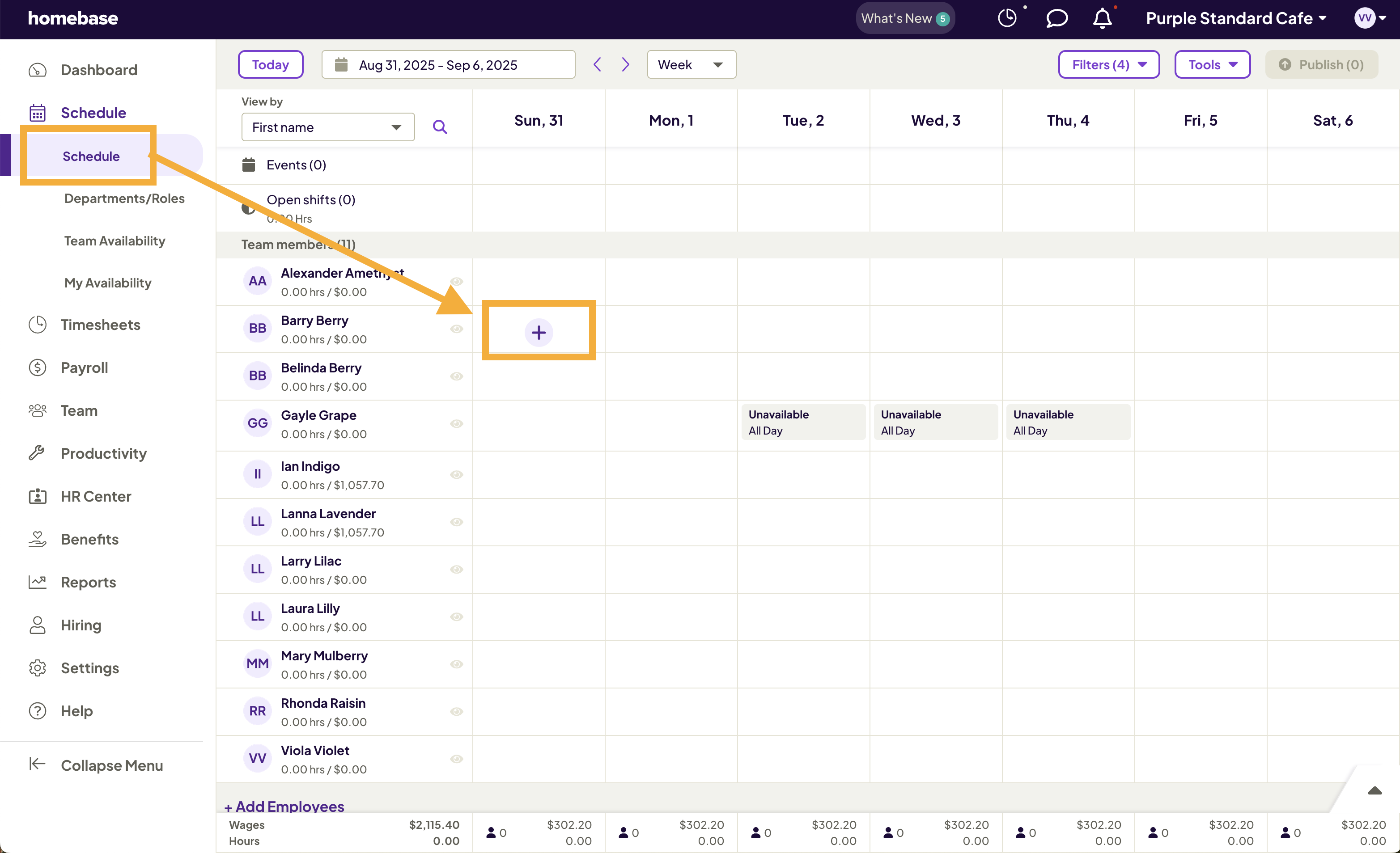 How to Add & Edit Shifts in the Schedule
