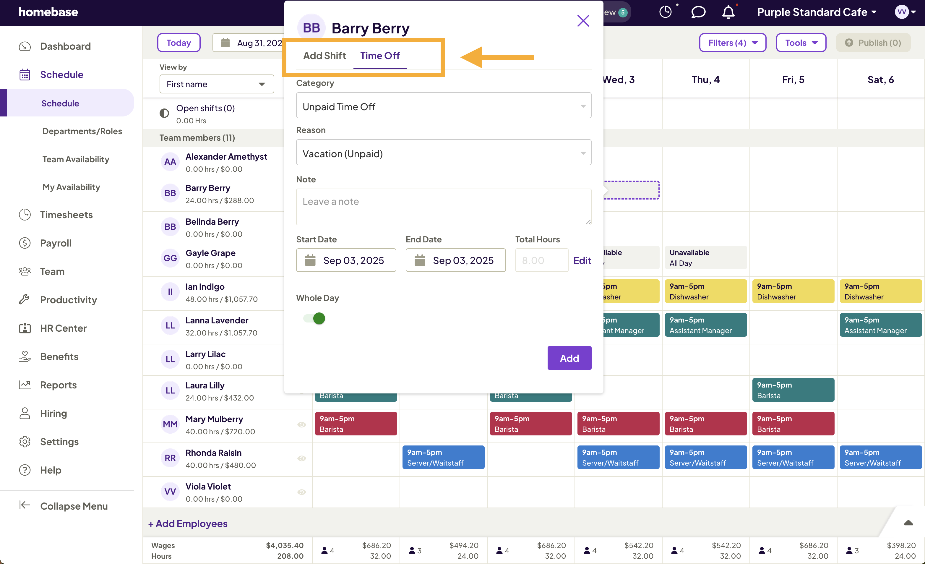 How to Add & Edit Shifts in the Schedule
