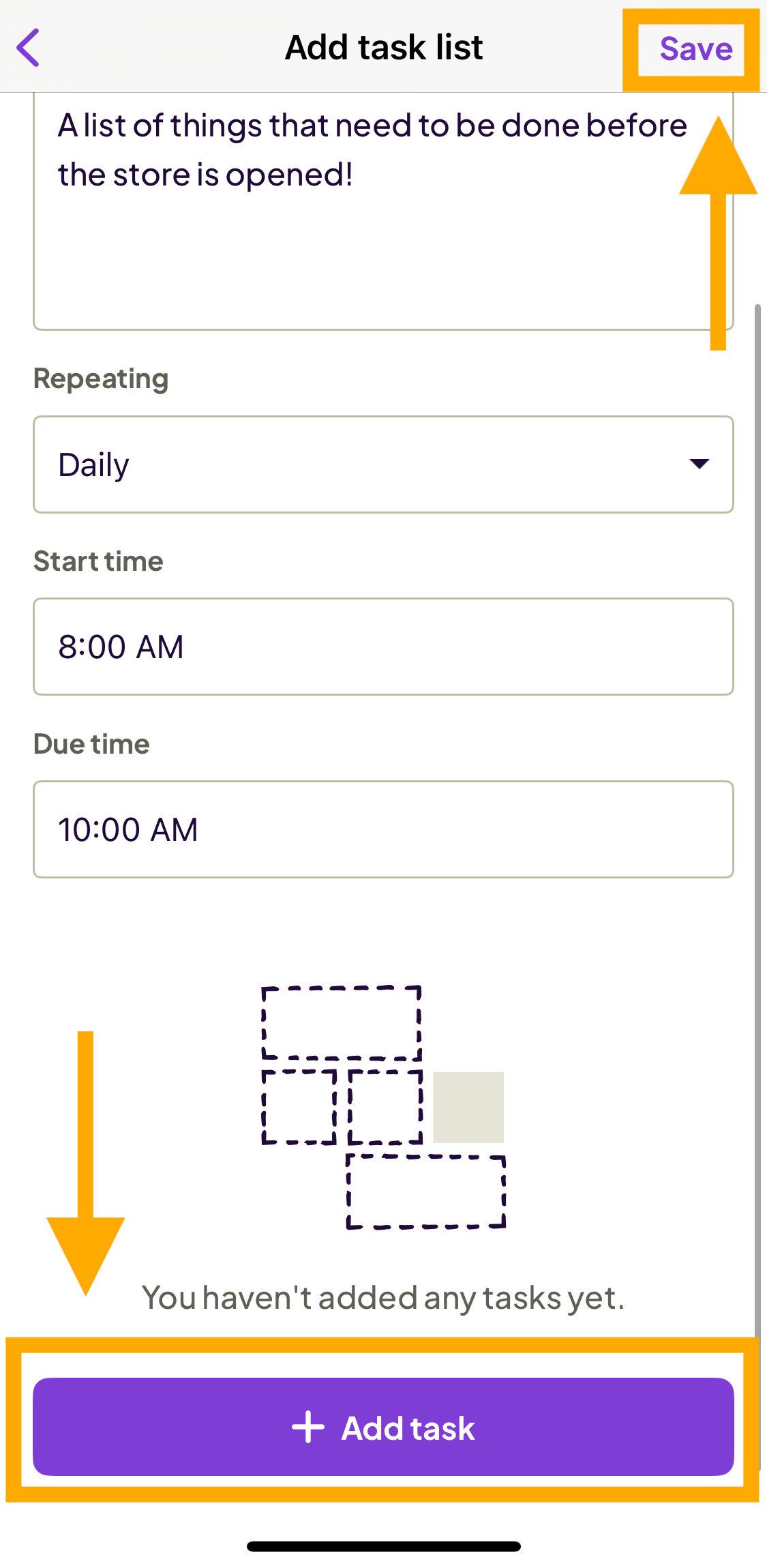 How to Set Up Tasks