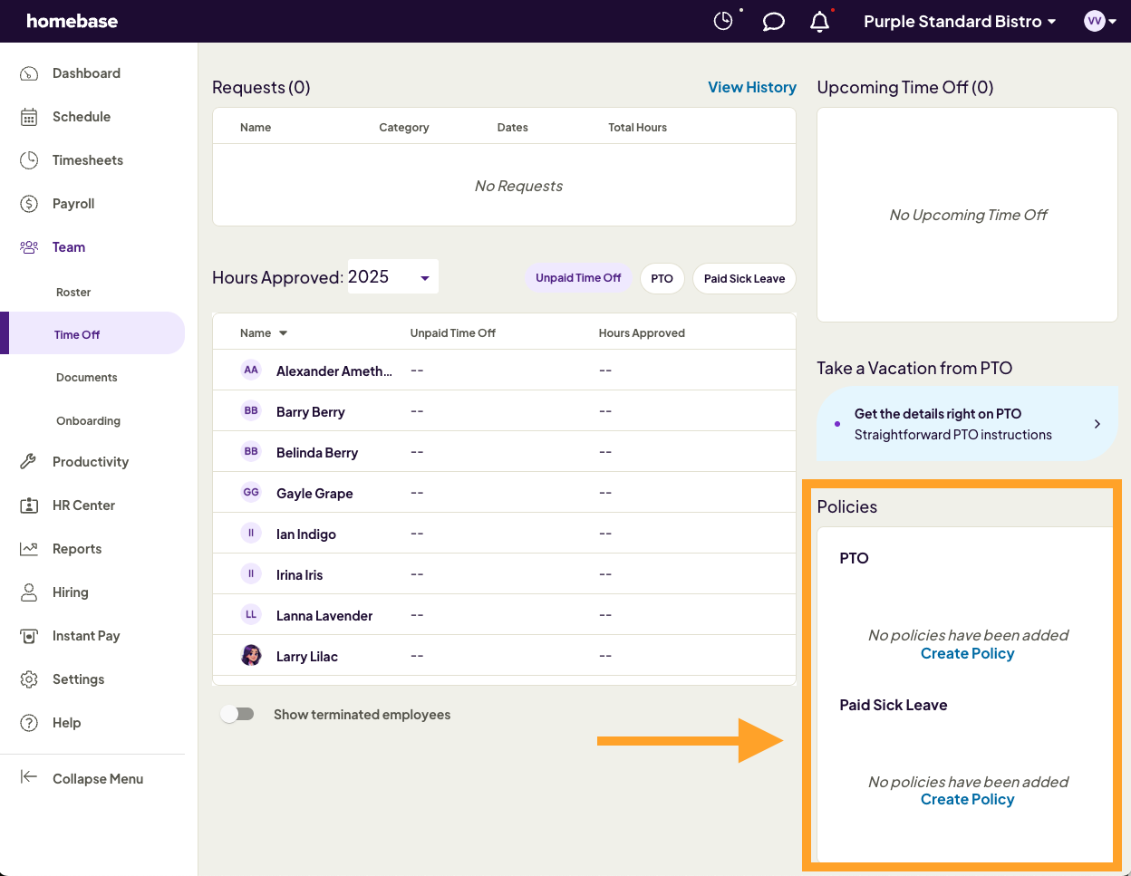 Paid Time Off (PTO) & Paid Sick Leave