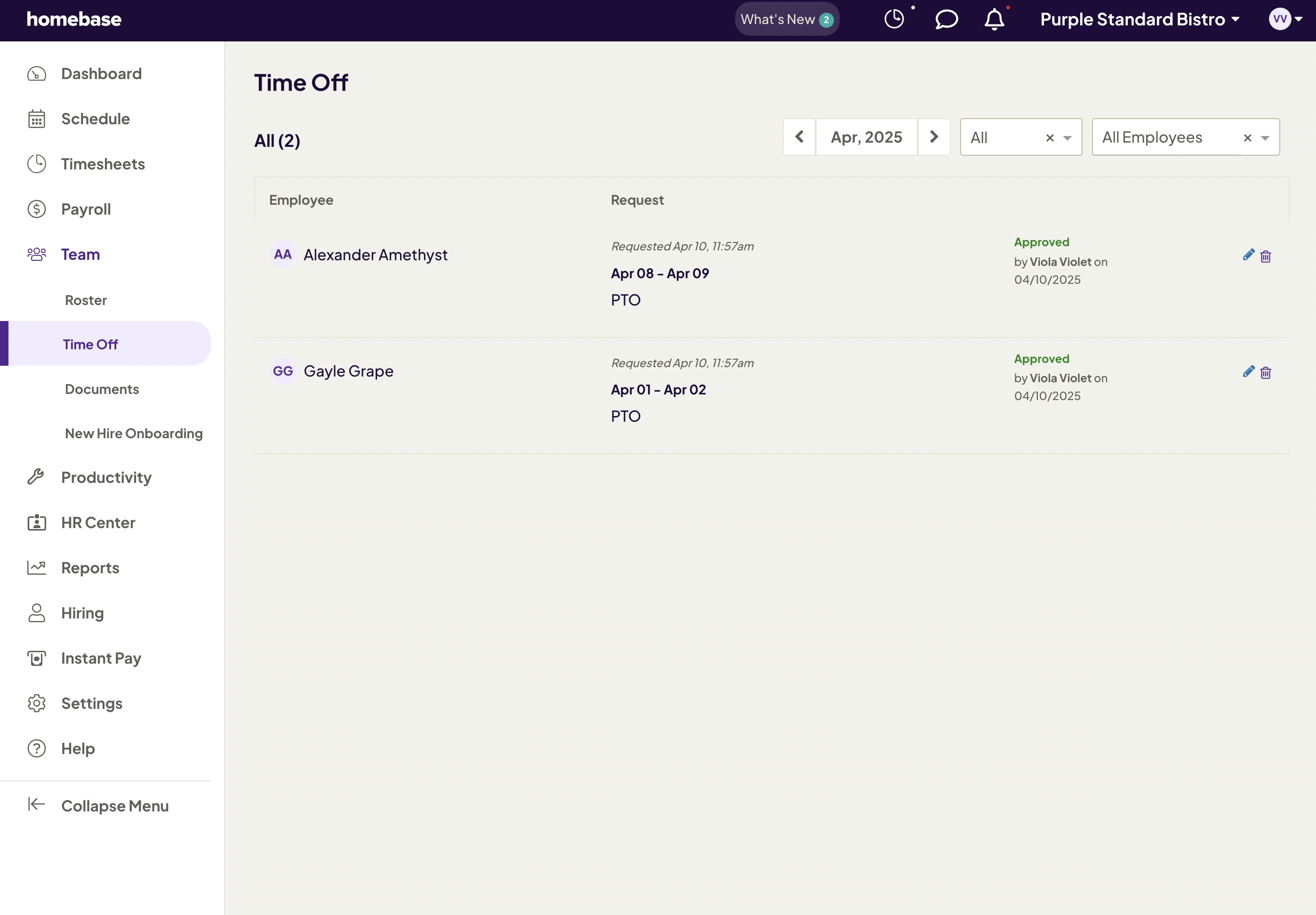 Paid Time Off (PTO) & Paid Sick Leave