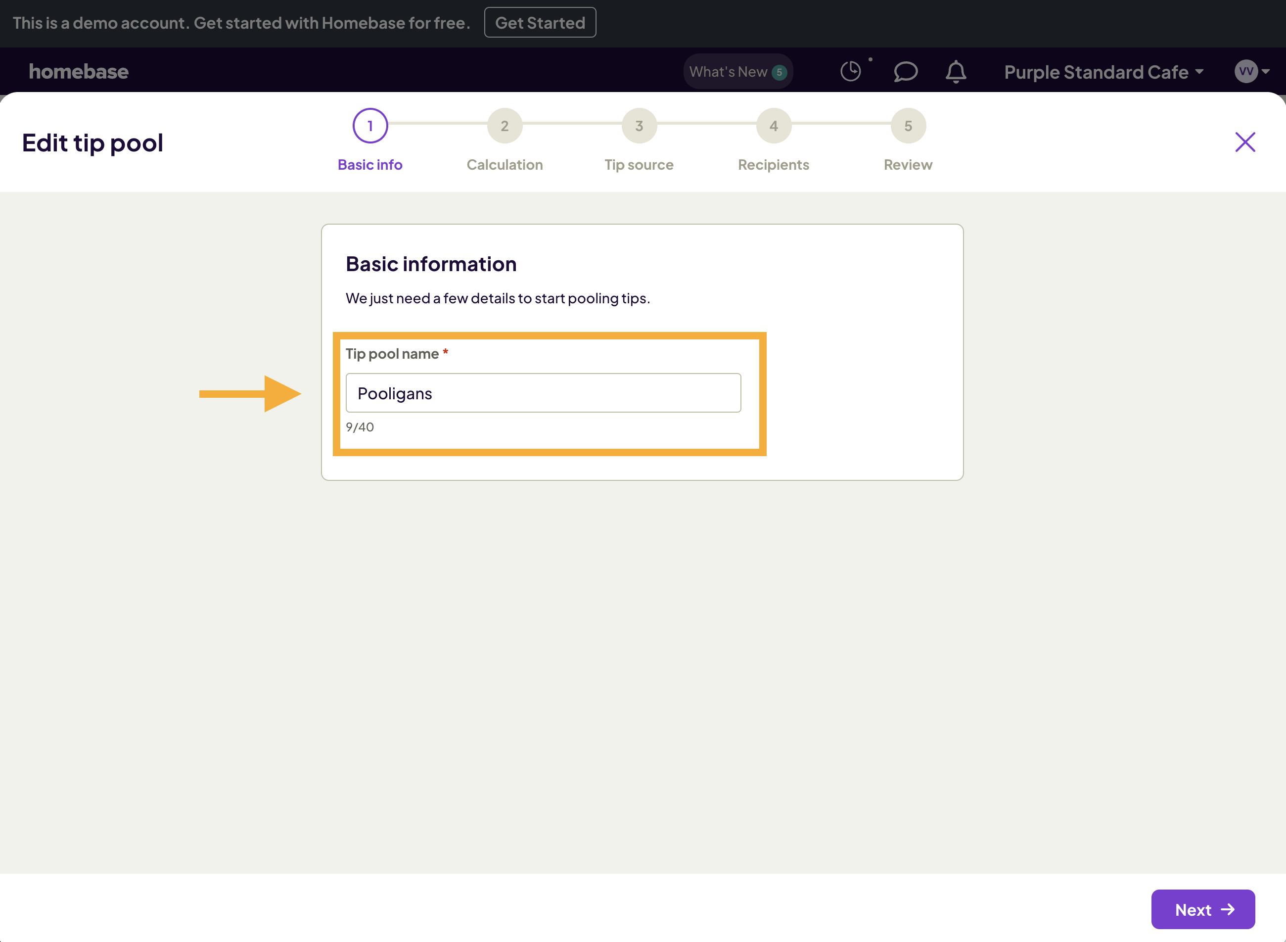 Tip Pooling - Setting Up a Tip Policy