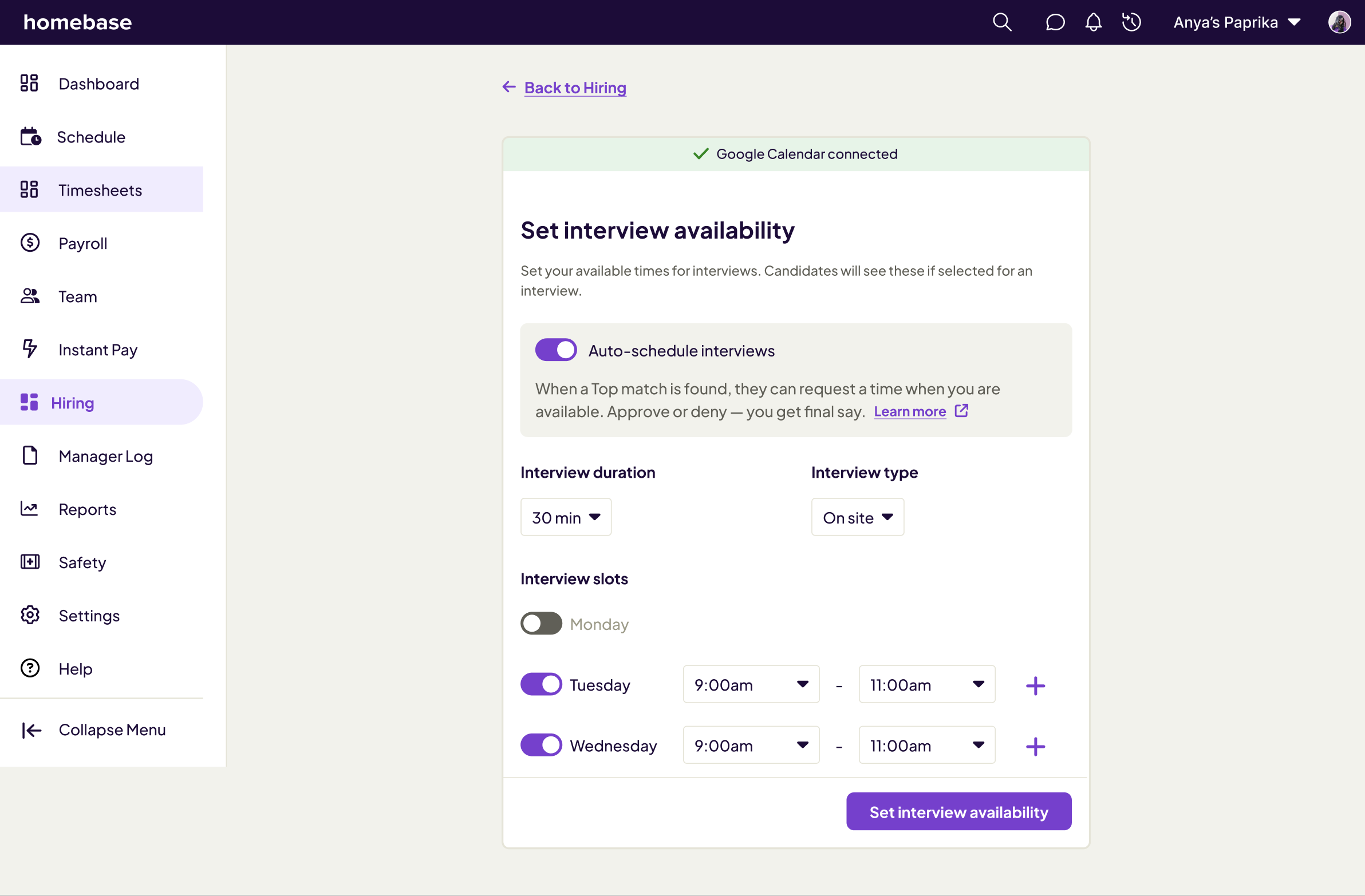 How to Auto-Schedule Interviews